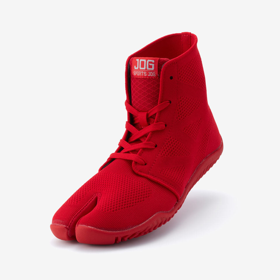 Tabi Boots – Red – Sports Jog II (0505-013) – JapaneseWorkwear.com